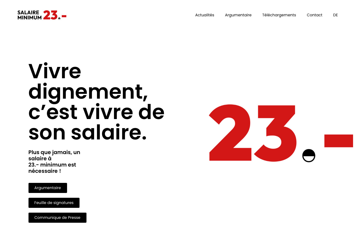 salaire minimum - Initiative à Fribourg. Vivre dignement.